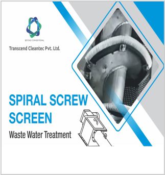 Spiral screw screen| Best Spiral screw screen at best cost India